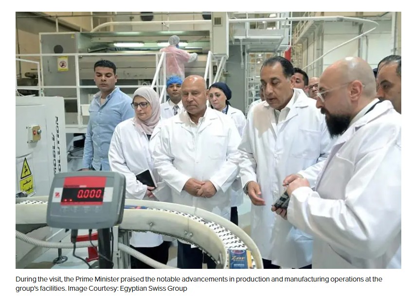 **Prime Minister and Minister of Industry Inspect the Egyptian Swiss ...
